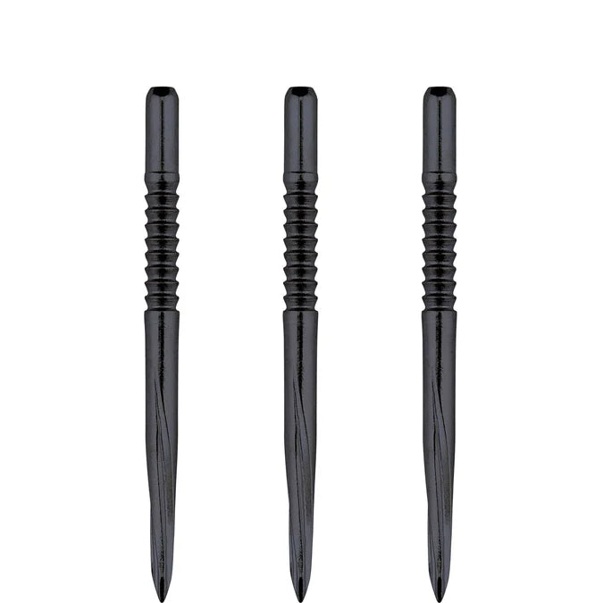 Unicorn Volute Dart Points - Steel Tip - Shark Fin - Black 39mm ...